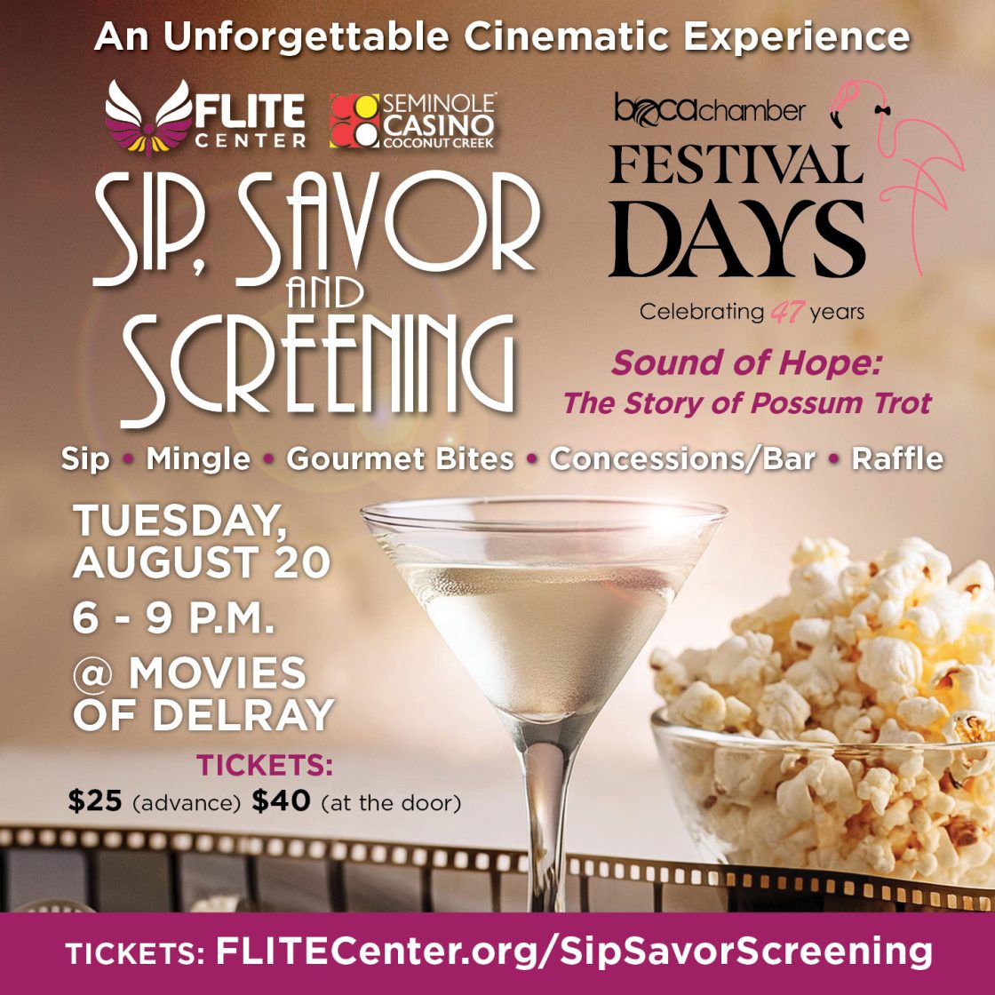 FLITE Center’s “Sip, Savor and Screening” Benefit – Fort Lauderdale ...